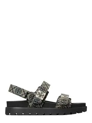 Tory Burch T Monogram Mellow Sport Sandal - Neutrals
