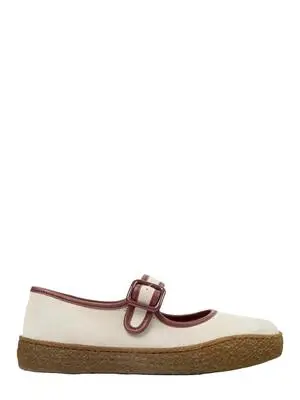 Camper Peu Terreno Buckle-strap Ballet Flats - Neutrals