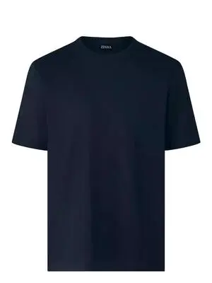 Zegna Piqué T-shirt - Blue