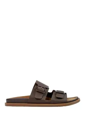 Camper Buckle Lluc Sandals - Brown