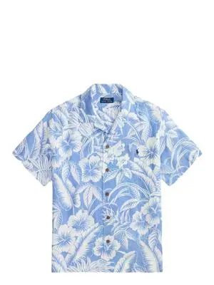 Polo Ralph Lauren Floral-print Pocket Shirt - Blue