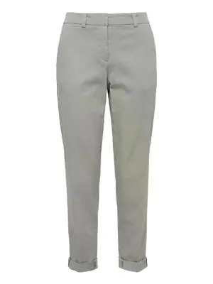 Peserico Cuffed Trousers - Grey