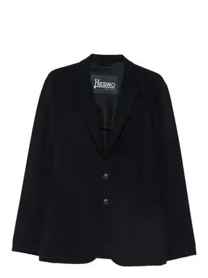 Herno Single-breasted Blazer - Blue