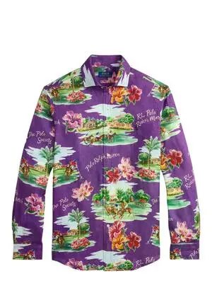 Polo Ralph Lauren Floral-print Shirt - Purple