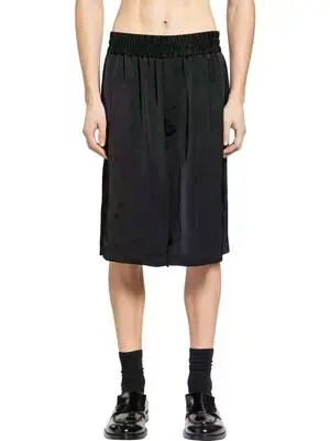 JIL SANDER Elasticated Trouser Shorts - Black