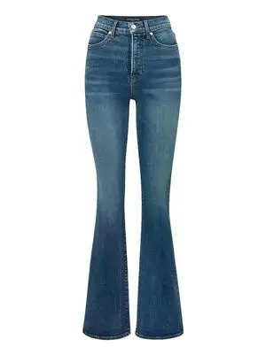 Veronica Beard Beverly Flared Jeans - Blue