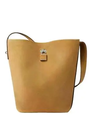 Tory Burch Slim Lock Bucket Bag - Neutrals