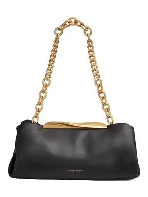 Donna Karan New York Poplin Clutch - Blk/gold