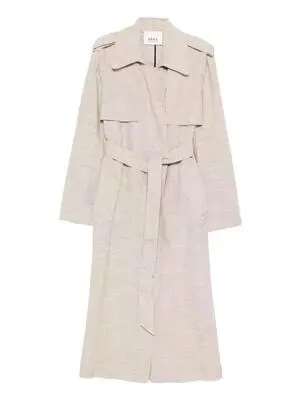 Erika Cavallini Belted Trench Coat - Neutrals