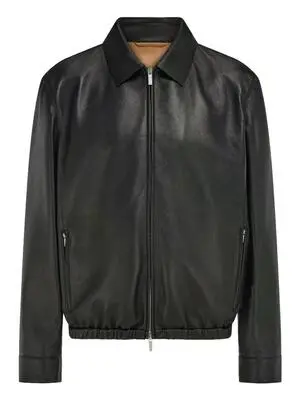 FERRAGAMO Deerskin Blouson - Black