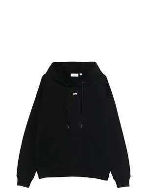 Off-White Drawstring Hoodie - Black