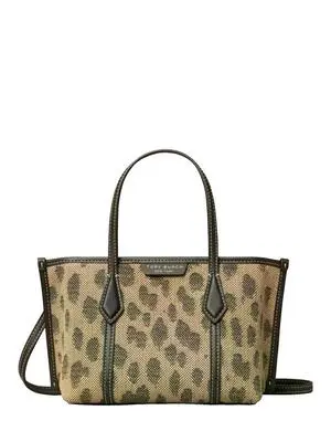 Tory Burch Mini Perry Canvas Tote - Brown