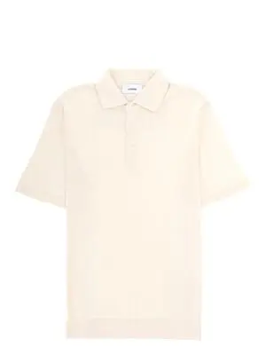 LARDINI Cotton Polo Ivory