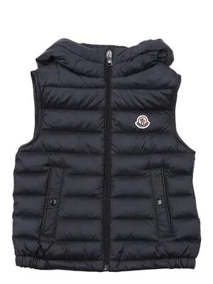 Moncler Vest With Logo - Black