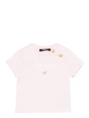 Balmain Logo T-shirt - Pink