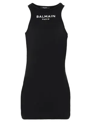 Balmain Logo Dress - Black