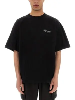 REPRESENT Owners Club Script" T-shirt - Black
