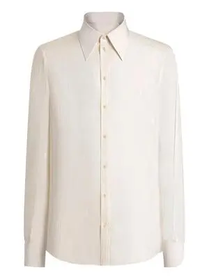 Dolce & Gabbana Silk Shirt - White