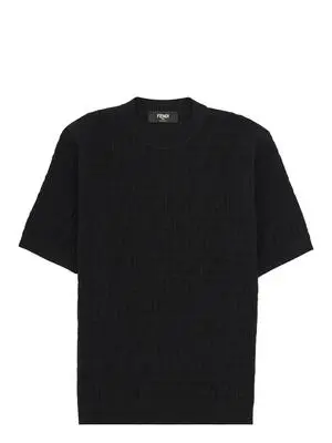 Fendi Ff Cotton T-shirt - Black