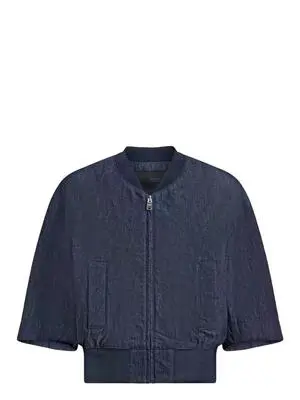 DONDUP Zipped Bomber Jacket - Blue