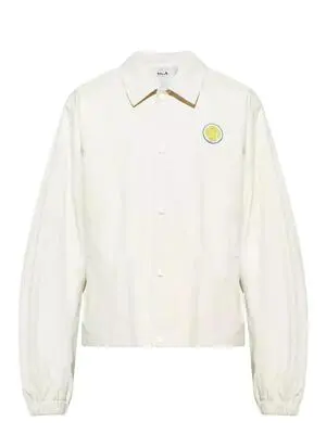 Bally Embroidered Shirt Jacket - Neutrals
