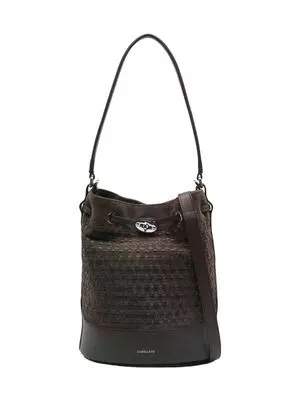 ZANELLATO Monda Woven Bucket Bag - Brown