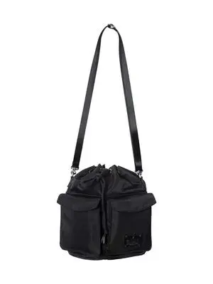 MAKAVELIC Drawstring Shoulder Bag - Black