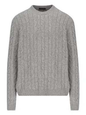 Prada Cashmere Crewneck Sweater - Grey