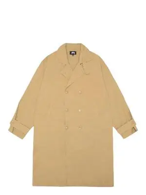 StÜssy Lightweight Surfman Trench Coat - Khaki
