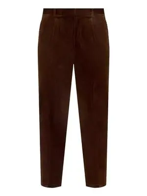 BOSS Regular Fit Corduroy Trousers - Brown