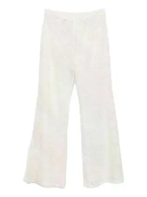 Erika Cavallini Embellishment-detail Trousers - White