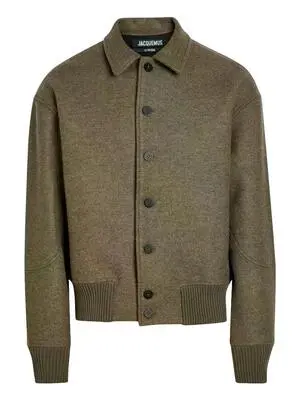 Jacquemus Button-up Bomber Jacket - Green