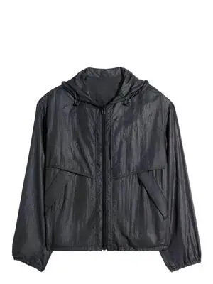 LEMAIRE Hooded Zip-up Windbreaker - Black