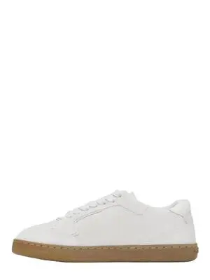 Palm Angels Perforated Palm Tree Sneakers - White