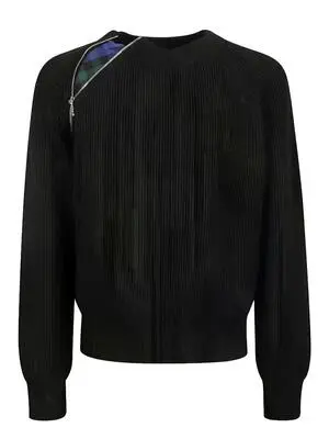 Burberry Zip-detail Sweater - Black