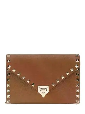 Valentino Garavani Rockstud-embellishment Mini Bag - Brown