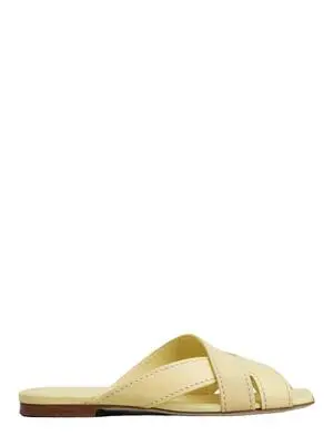 TOD'S Crossover-strap Sandals - Yellow