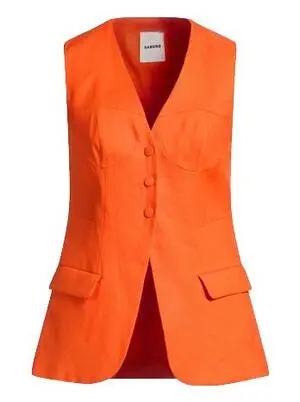 Sandro Tailored Vest - Orange