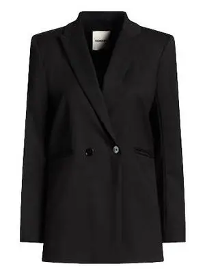 Sandro Blazer Size Polyester, Wool, Elastane - Black