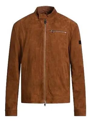 Peuterey Jacket In Lambskin - Brown