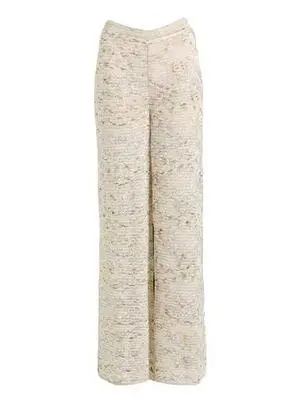 Missoni Wide Leg Knitted Pants - White