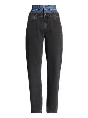 Sandro Cotton Straight-leg Jeans - Black