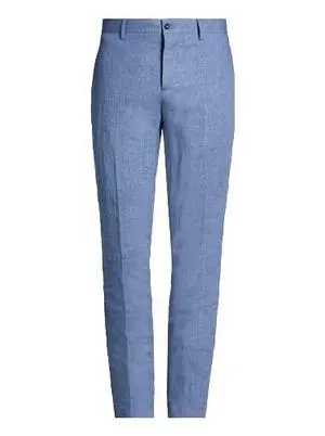 Massimo Alba Linen Tapered Leg Pants - Blue