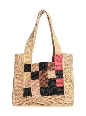Sandro X Louis Barthélemy Straw Shopper Bag - Beige