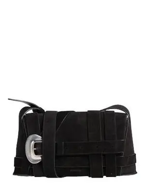 FERRAGAMO Cross-body Flap Bag - Black