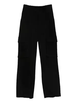 Erika Cavallini Flap-pocket Trousers - Black