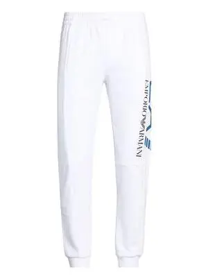 EA7 Pants Size Cotton, Polyester - White
