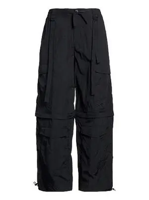 Isabel Benenato Polyamide Cargo Pants Black