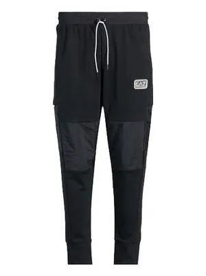 EA7 Pants Size Cotton, Polyamide - Black