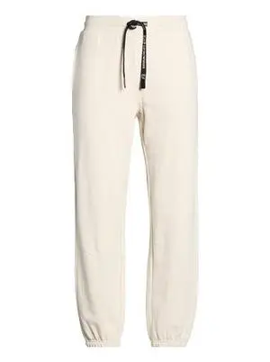 EA7 Pants Ivory Size Organic Cotton - White